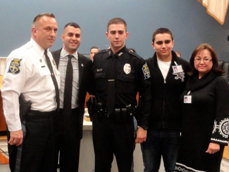 Sidar Sworn in as Police Officer | Springfield, NJ Patch