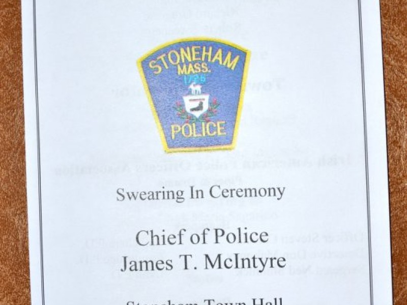 PHOTOS, VIDEO: Jim McIntyre Sworn in as New Stoneham Police Chief ...