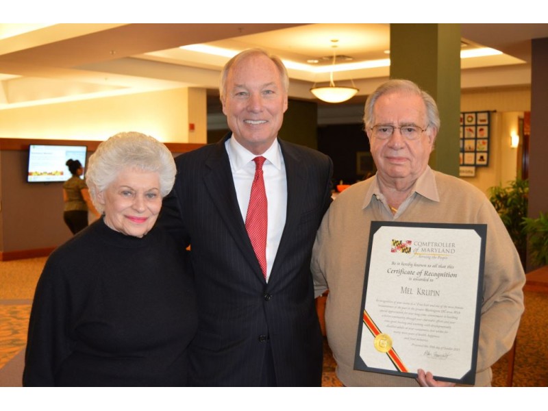 Riderwood's Mel Krupin Honored for Hospitality Career | Silver Spring ...