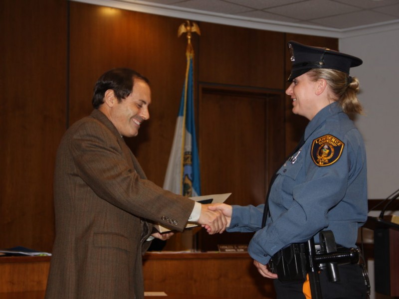 Lawrence Township Police Welcome New Officer and Celebrate Promotion of ...