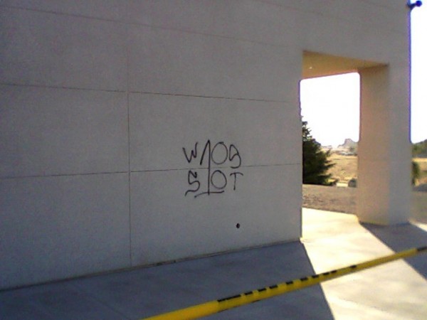 Police: Banning High School Targeted by Gangs in Graffiti Incident ...