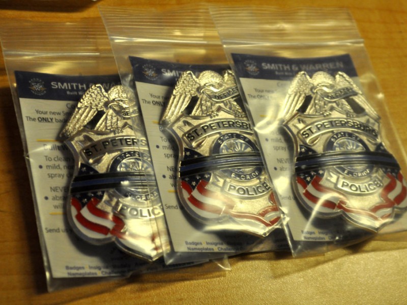 St. Pete Police to Wear Locally Designed Tribute Badges in Honor of ...