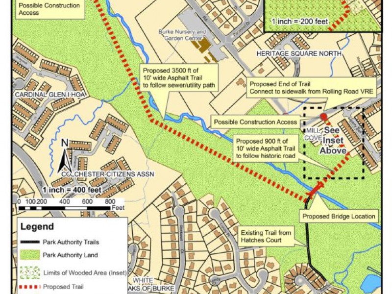 New Trail to Connect Burke and Rolling Road VRE Stations | Burke, VA Patch