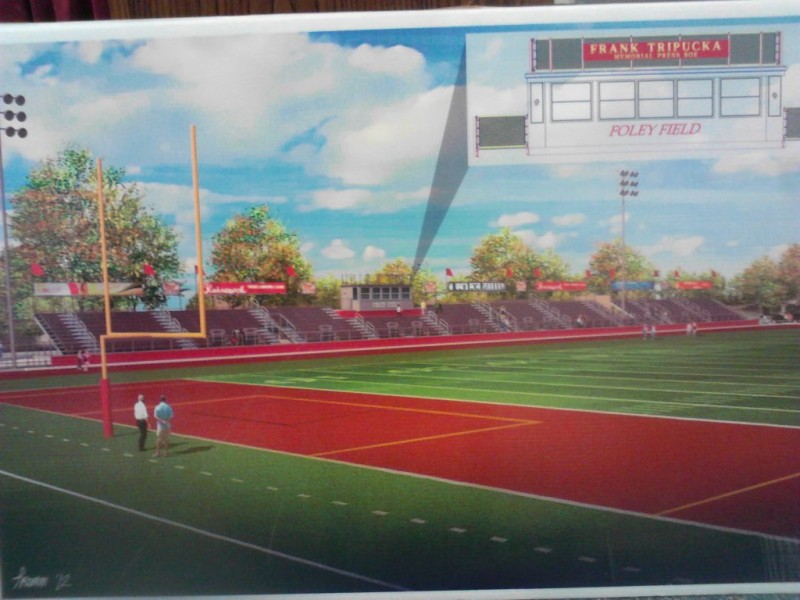 New Banner at Foley Field Honors Former Football Player | Bloomfield ...