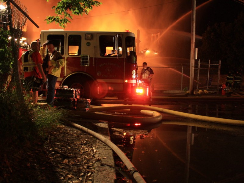 Woonsocket Mill Engulfed In Flames | East Providence, RI Patch