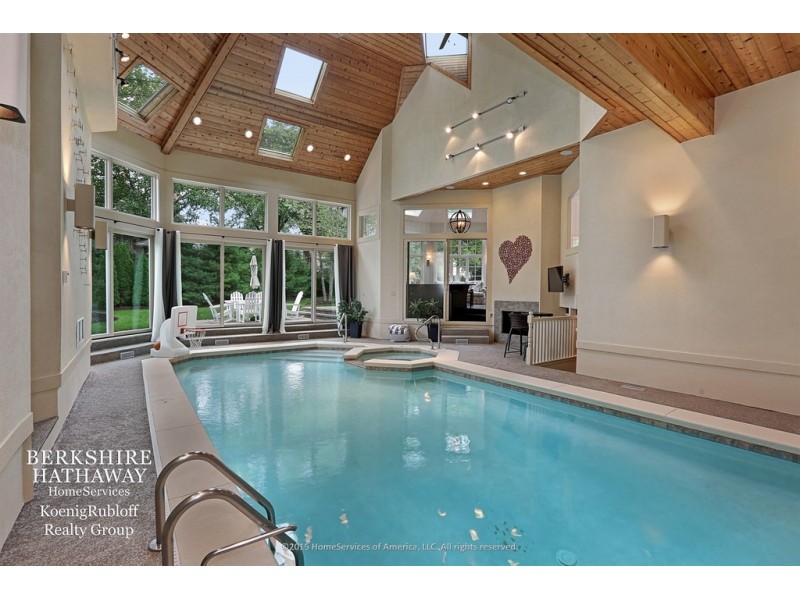 Wow House! Two-Story Library, Indoor Pool, 7 Fireplaces | Hinsdale, IL ...