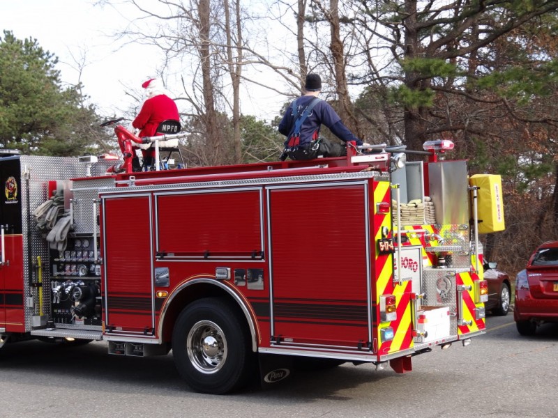 North 'Pole' FD Takes Charitable Ride Through Community | Patchogue, NY ...