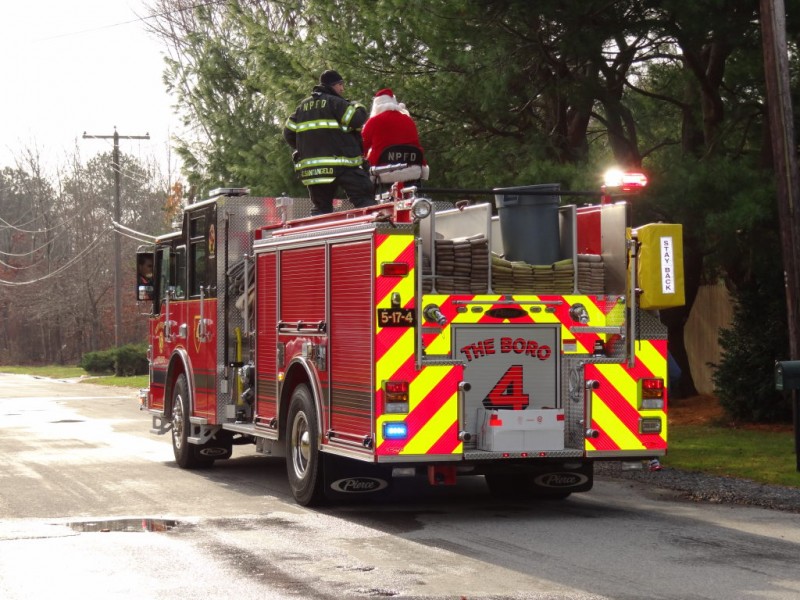 North 'Pole' FD Takes Charitable Ride Through Community | Patchogue, NY ...