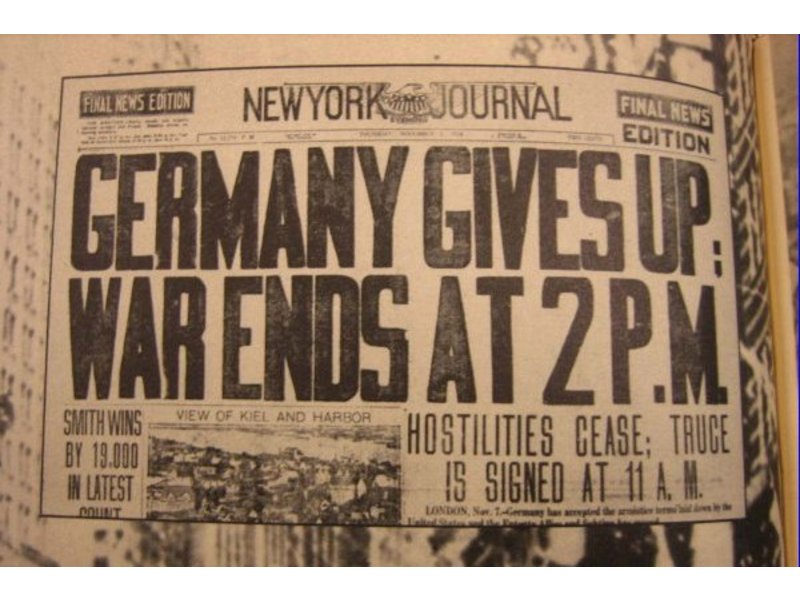 Nov 11, 1918: World War I ends | East Hampton, CT Patch