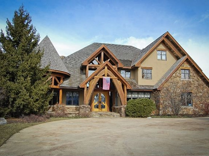 House Wow: Rustic Hunting Lodge-Style Masterpiece | Orland Park, IL Patch