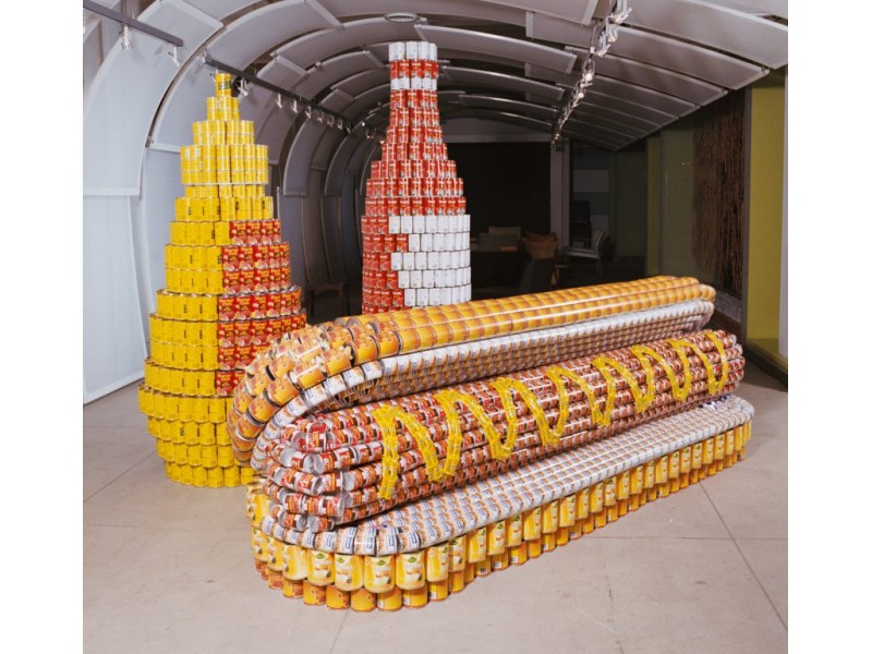 CANSTRUCTION - Giant Food Can Structures | Greenwich, CT Patch
