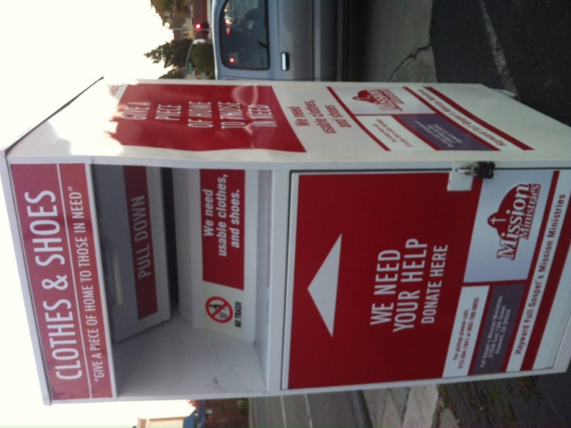 How Deceiving are Those Drop-Off Donation Boxes? | Castro Valley, CA Patch