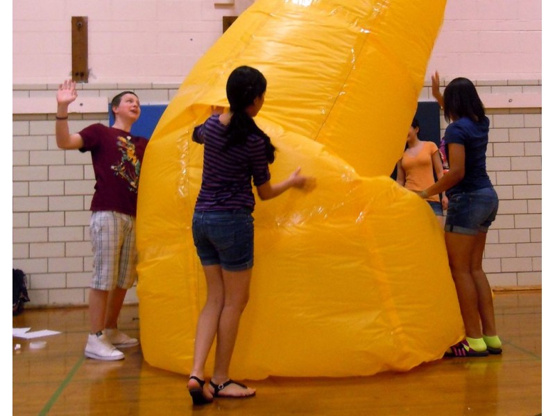Giant Inflatables Replace Problem Sets In This Geometry Class ...