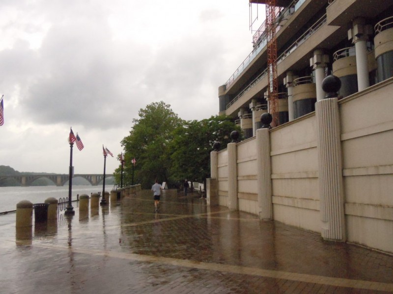 Flood Gates Up at Georgetown Waterfront in Anticipation of Abnormally ...