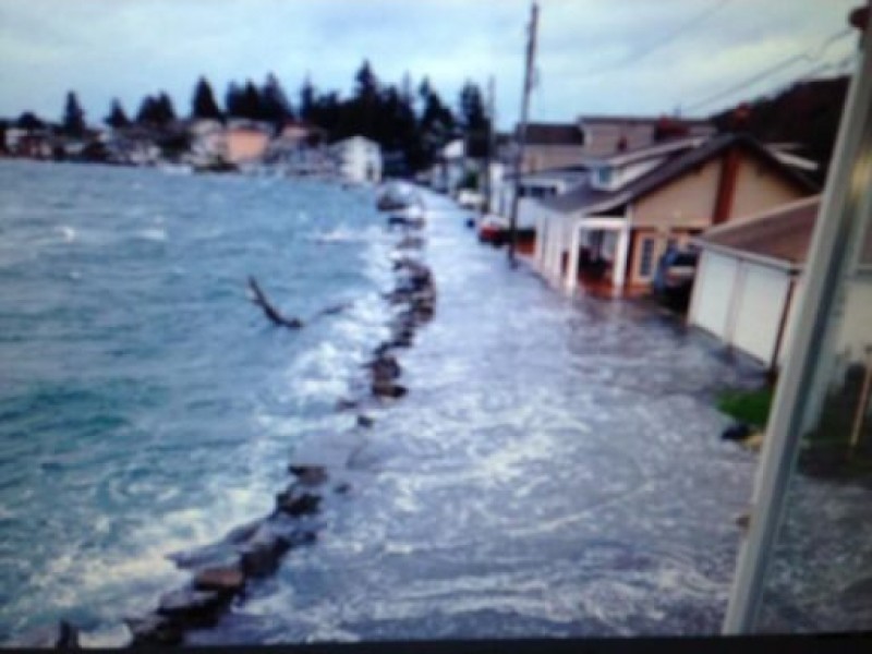 Sunset Beach, Day Island Get Flooded During Monday's High Tide ...