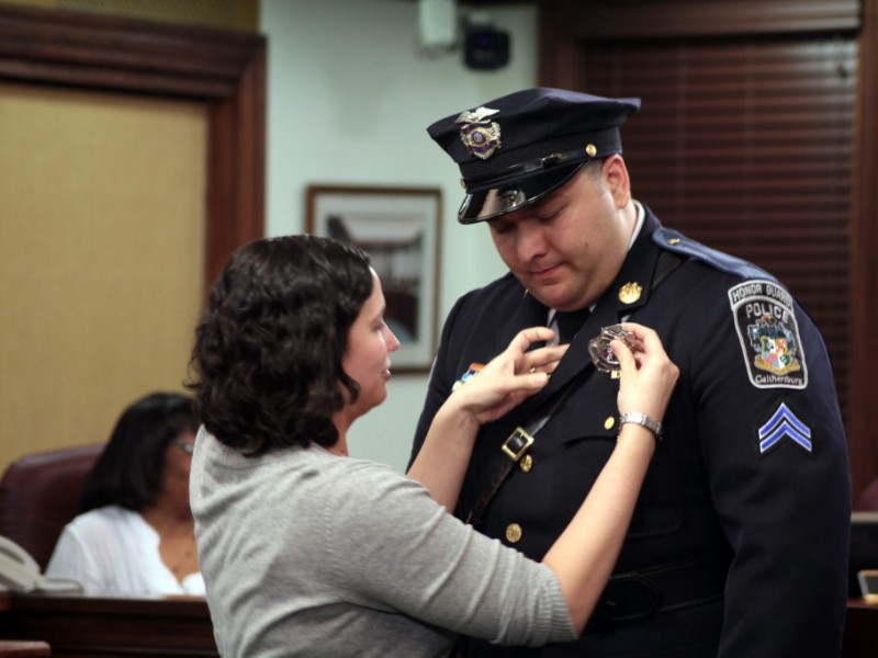 GALLERY: A Dozen Gaithersburg Police Officers Promoted | Gaithersburg ...