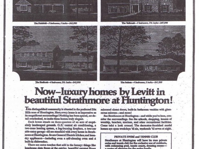 Part 1: Huntington's Very Own Levitt Houses: Strathmore at Huntington ...