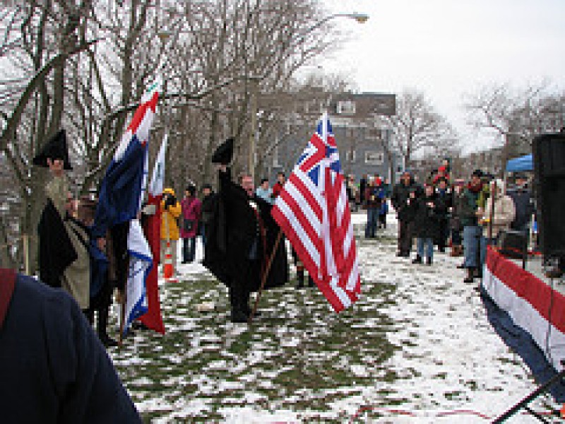 George Washington (Reenactor) to Raise Grand Union Flag | Somerville ...