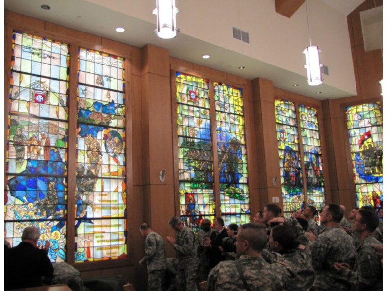 Fort Bragg's All American Chapel Window Dedication | Fort Bragg, NC Patch