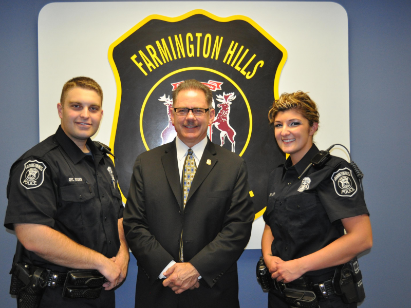 Farmington Hills Police Department Aides Become Officers Farmington