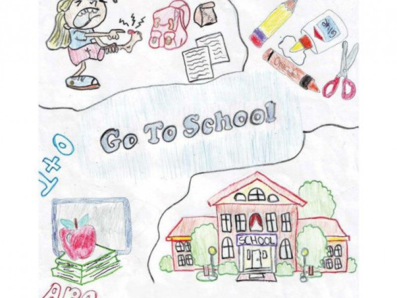 Gallery: Student Posters for 'No Excuses – Go to School' Campaign | Elk ...
