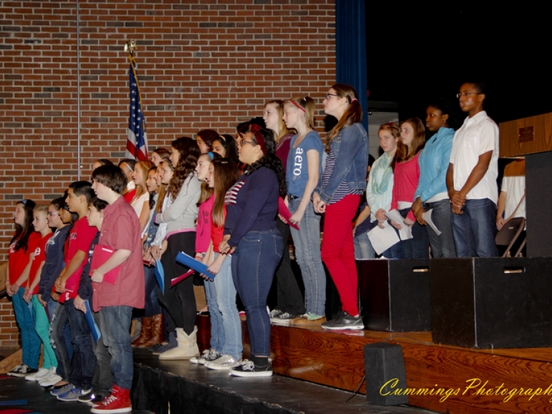 SLIDESHOW: Walsh Middle School Honors, Learns About Veterans ...