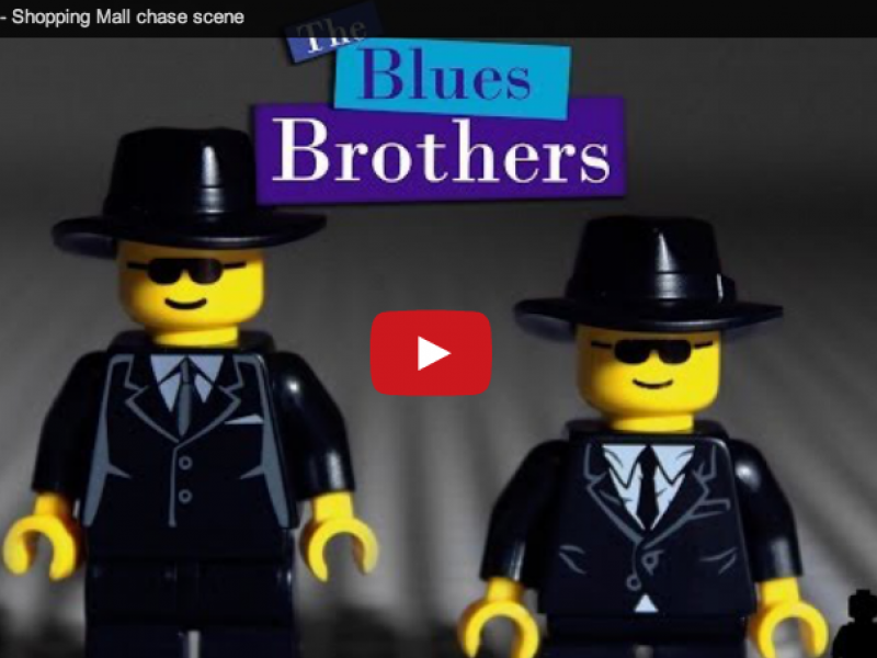 Fan Recreates 'Blues Brothers' Mall Chase Scene ... With Legos ...