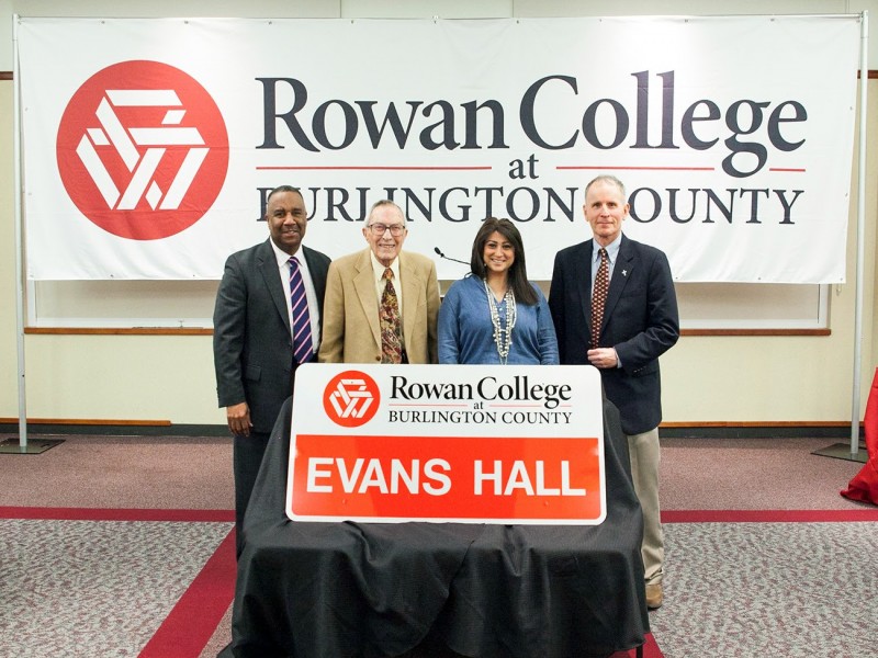 Rowan College at Burlington County Honors Founder With Evans Hall ...